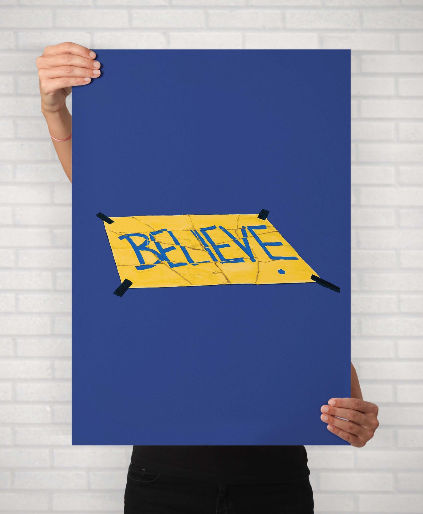 Ted Lasso Believe Sign Poster | All Home Prints | FREE UK DELIVERY OVER ...